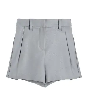 Brunello Cucinelli Pleated Shorts With Contrast Piping