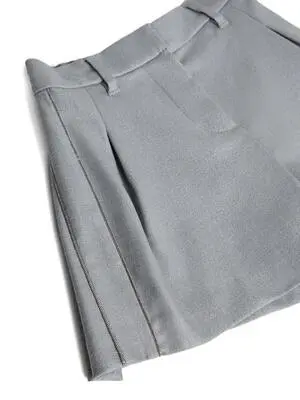 Brunello Cucinelli Pleated Shorts With Contrast Piping