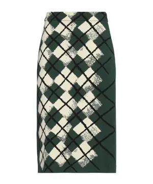 Burberry Multicolor Knit Midi Skirt