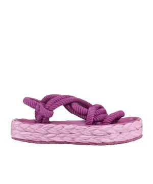 Isabel Marant Étoile Round Toe Espadrille Sandals - Pink