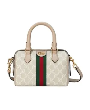 Gucci Ophidia Gg Mini Top Handle Bag - Nude