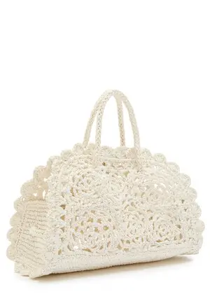 Jacquemus Le Petite Turismo Raffia Top Handle Bag