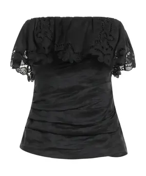 Isabel Marant Étoile Bandeau Wrap Top With Broderie Anglaise