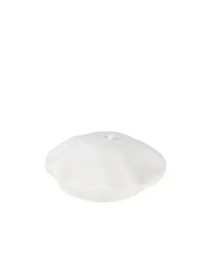MAISON MARGIELA Solid Color Wool Beret - White