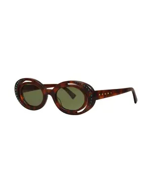 Marni Fashion Leopard Print Sunglasses