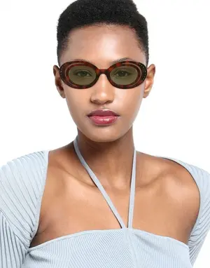 Marni Fashion Leopard Print Sunglasses
