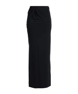 Jacquemus Jersey Maxi Skirt With Side Slits