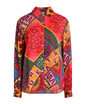 Farm Rio Printed Long-sleeved Shirt