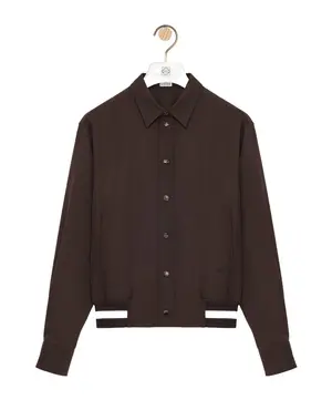 Loewe Wool Jacket With Embroidered Logo