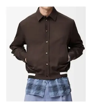 Loewe Wool Jacket With Embroidered Logo