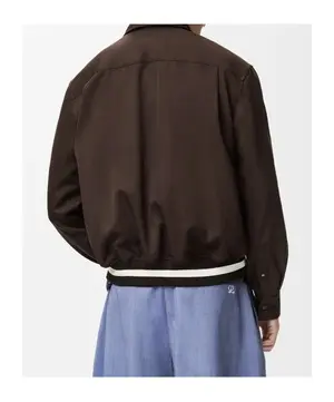 Loewe Wool Jacket With Embroidered Logo