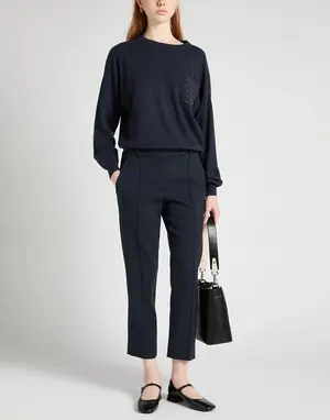 Brunello Cucinelli High Waist Straight Leg Trousers