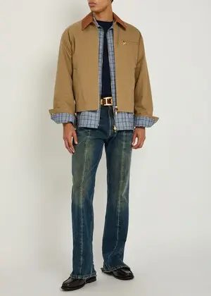 Versace Quilted Canvas Jacket