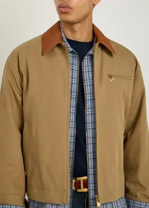 Versace Quilted Canvas Jacket