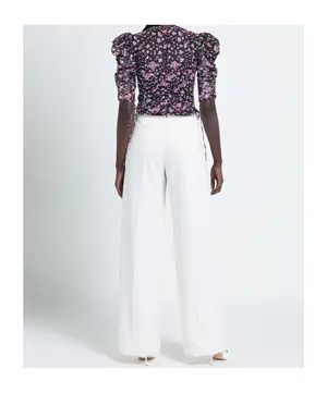 Isabel Marant Étoile Pleated Sweetheart Neckline Cropped Top - Black