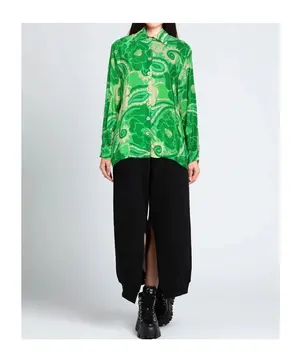 Farm Rio Long-sleeve Printed Shirt