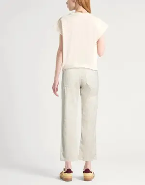 Isabel Marant Étoile Minimalist Solid Color Straight Leg Jeans
