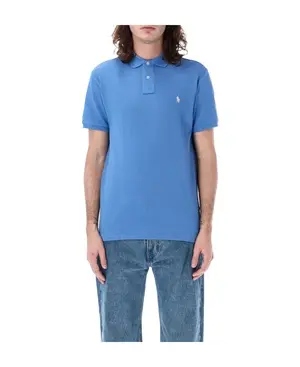 Polo Ralph Lauren The Iconic Mesh Polo Shirt - Blue