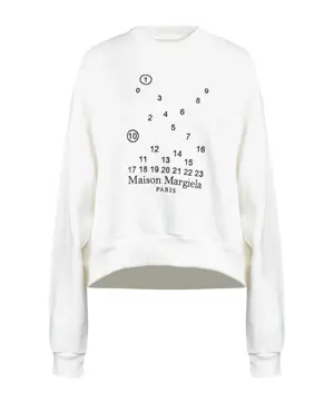 MAISON MARGIELA Plain Colour Sweatshirt - White