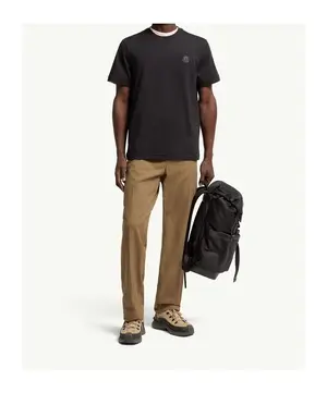 Moncler Double Leather Logo Cotton T-shirt