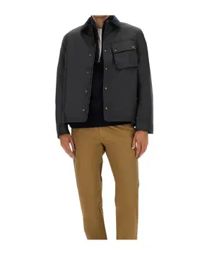 Belstaff Waxed Velvet-collar Jacket
