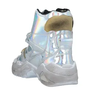 MAISON MARGIELA High-top Metallic Sneakers