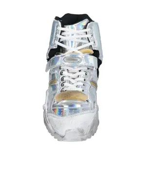 MAISON MARGIELA High-top Metallic Sneakers