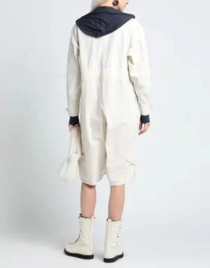 MAISON MARGIELA Solid Color Romper Shorts With Zip Fastening