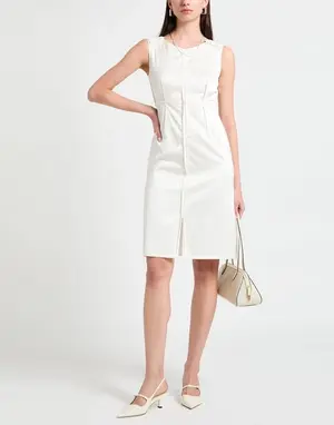 MAISON MARGIELA Solid Color Sleeveless Bodycon Dress