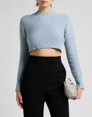 Max Mara Solid Color Flared Pants