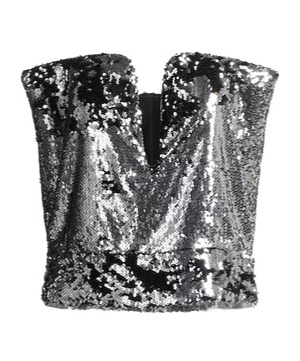 Isabel Marant Étoile Bandeau Top With Sequins And Deep Neckline