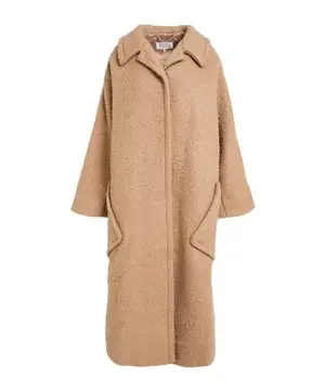 MAISON MARGIELA Single-breasted Textured Coat