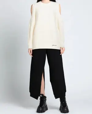 GANNI Cold Shoulder Knit Pullover