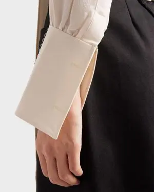 Prada Marocain Long Sleeve Shirt - Ivory