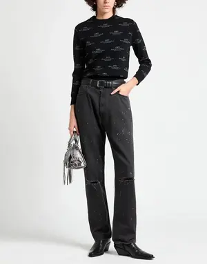 MAISON MARGIELA Tie-dye Ripped Straight-leg Jeans