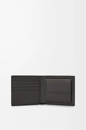 Loewe Bifold Coin Wallet In Textured Classic Calfskin