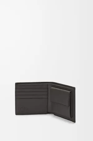 Loewe Bifold Coin Wallet In Textured Classic Calfskin