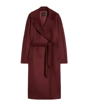 Max Mara Long Sleeved Belted Coat - No
