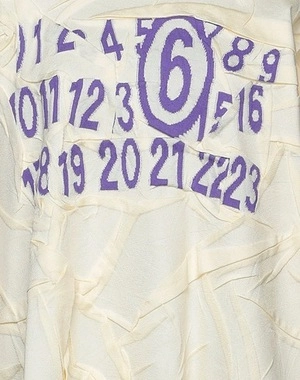 MAISON MARGIELA Two-color Knitted Long-sleeved Top