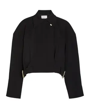 Sportmax Woven Bomber Jacket - Black