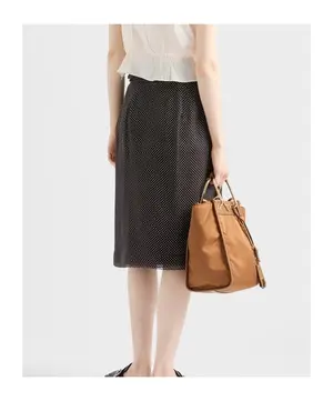 Prada Printed Chiffon Wrap Skirt