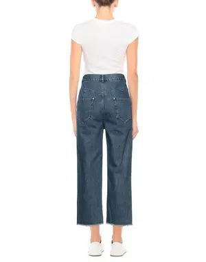Isabel Marant Étoile Tapered Denim Trousers With Fringed Hem