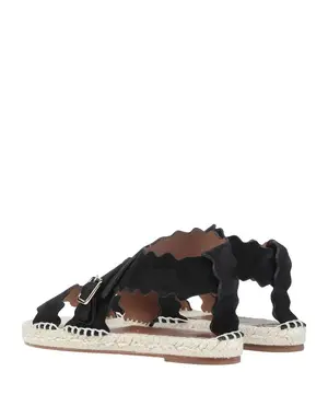Chloé Suede Espadrille Sandals