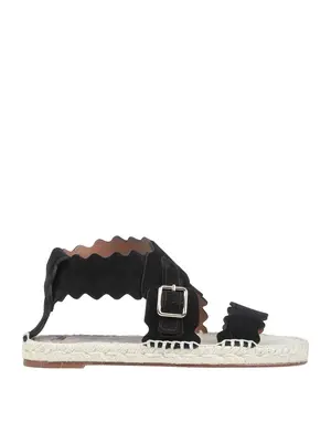 Chloé Suede Espadrille Sandals