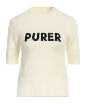 Sportmax Two-tone Lightweight Knit Short-sleeve Top - White