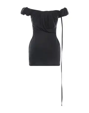 Jacquemus Off-shoulder Short Sleeve Cropped Dress