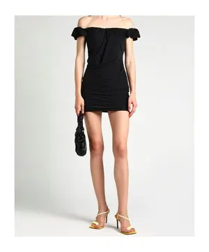 Jacquemus Off-shoulder Short Sleeve Cropped Dress