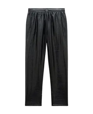 COURREGES Elastic Waist Casual Pants