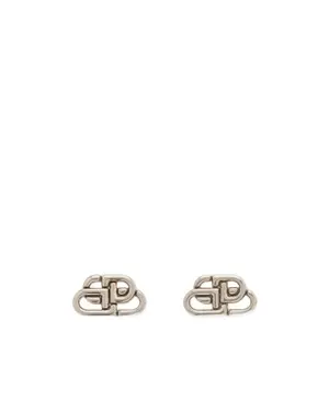Balenciaga Logo Earrings