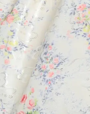 Sportmax Floral-print Ruched Sleeveless Satin Top
